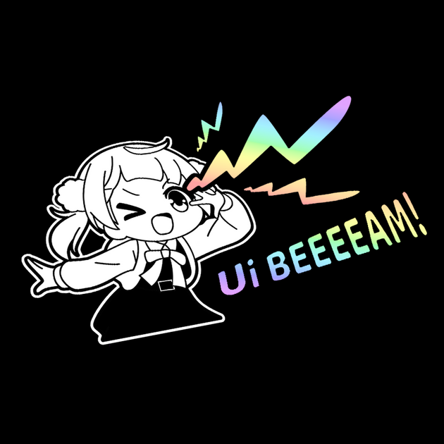 Ui Beam! Vinyl Decal (Pre-Order) | Neon Elements