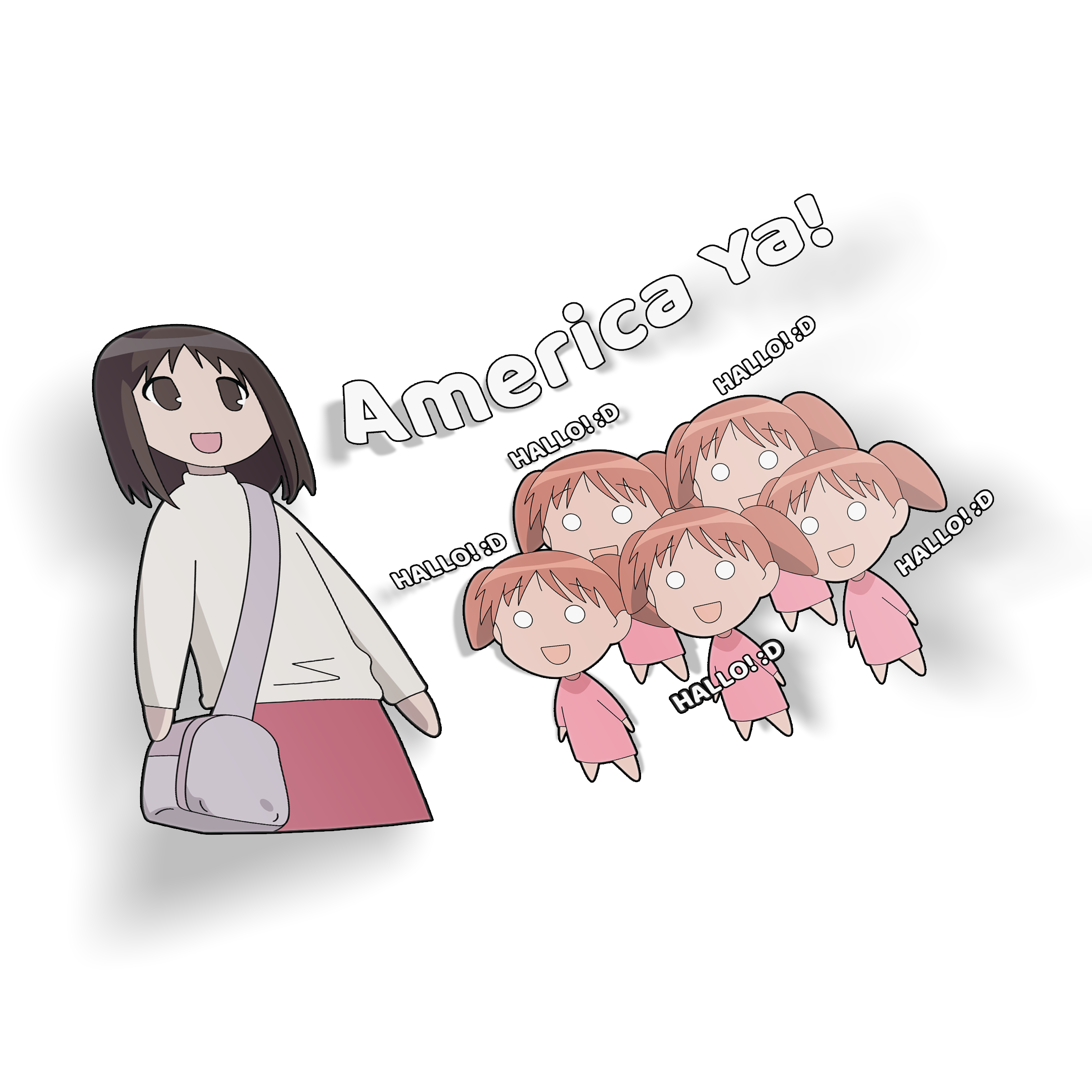 America Ya! Sticker – Neon Elements