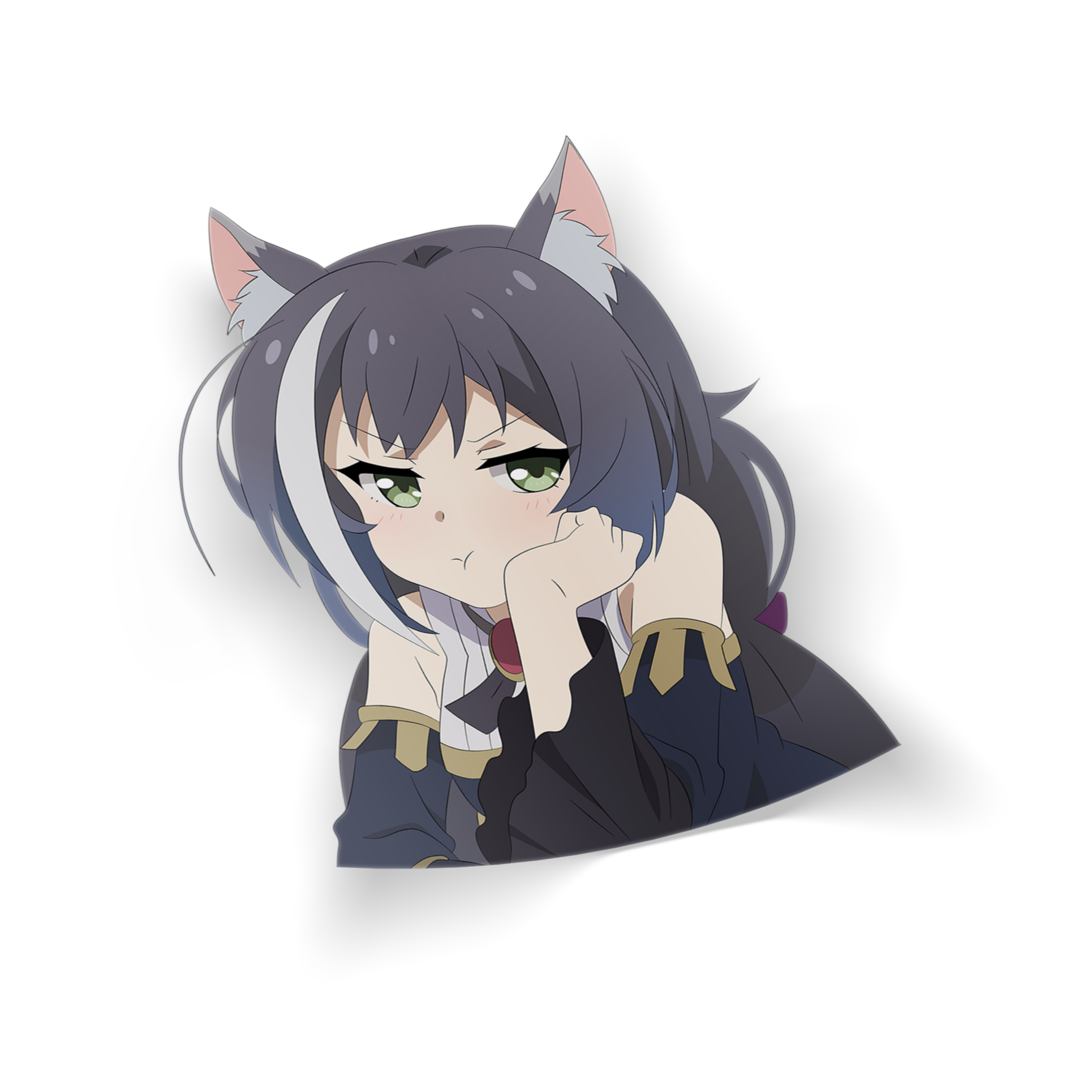 Kyaru Pout Sticker – Neon Elements