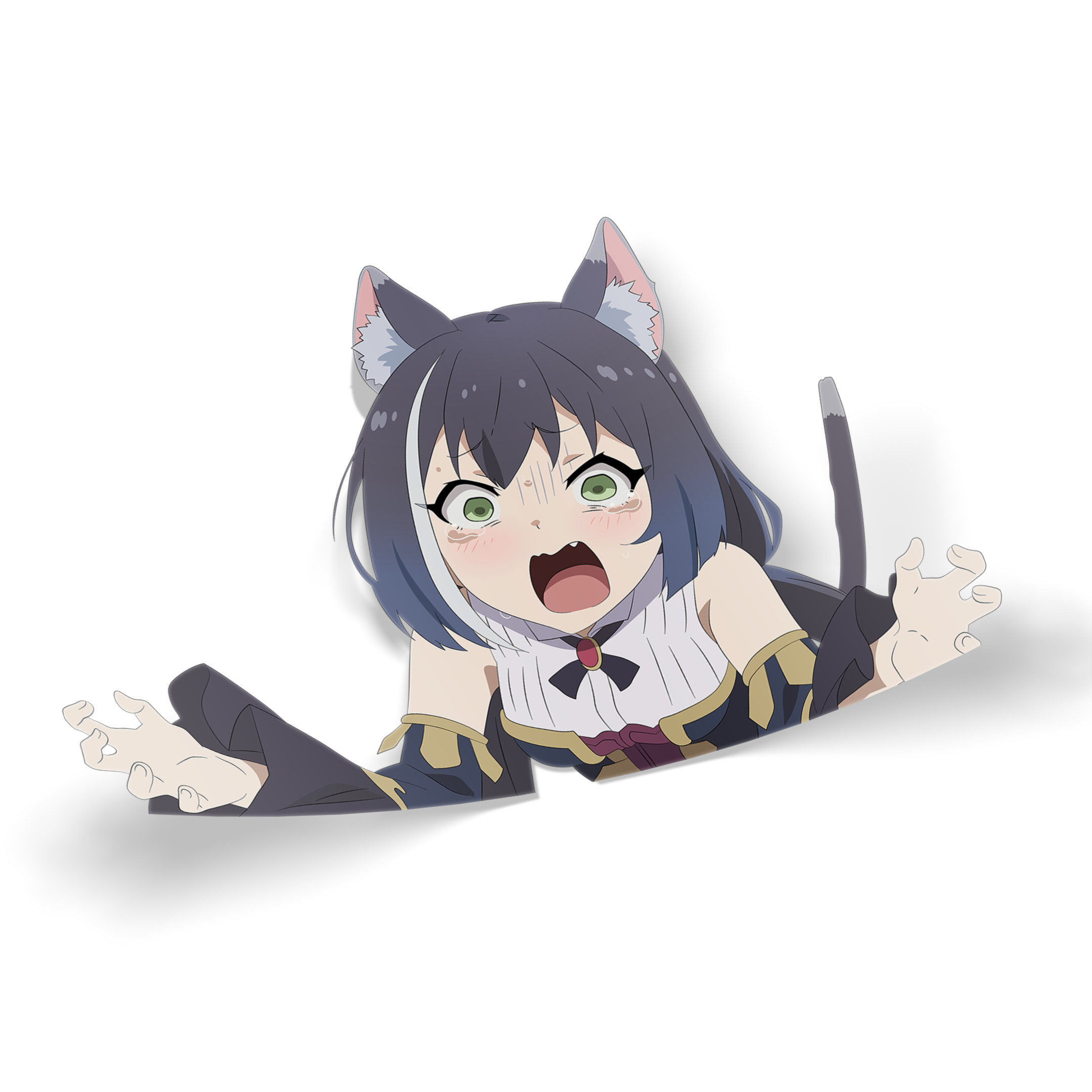 Kyaru Stressed Sticker – Neon Elements