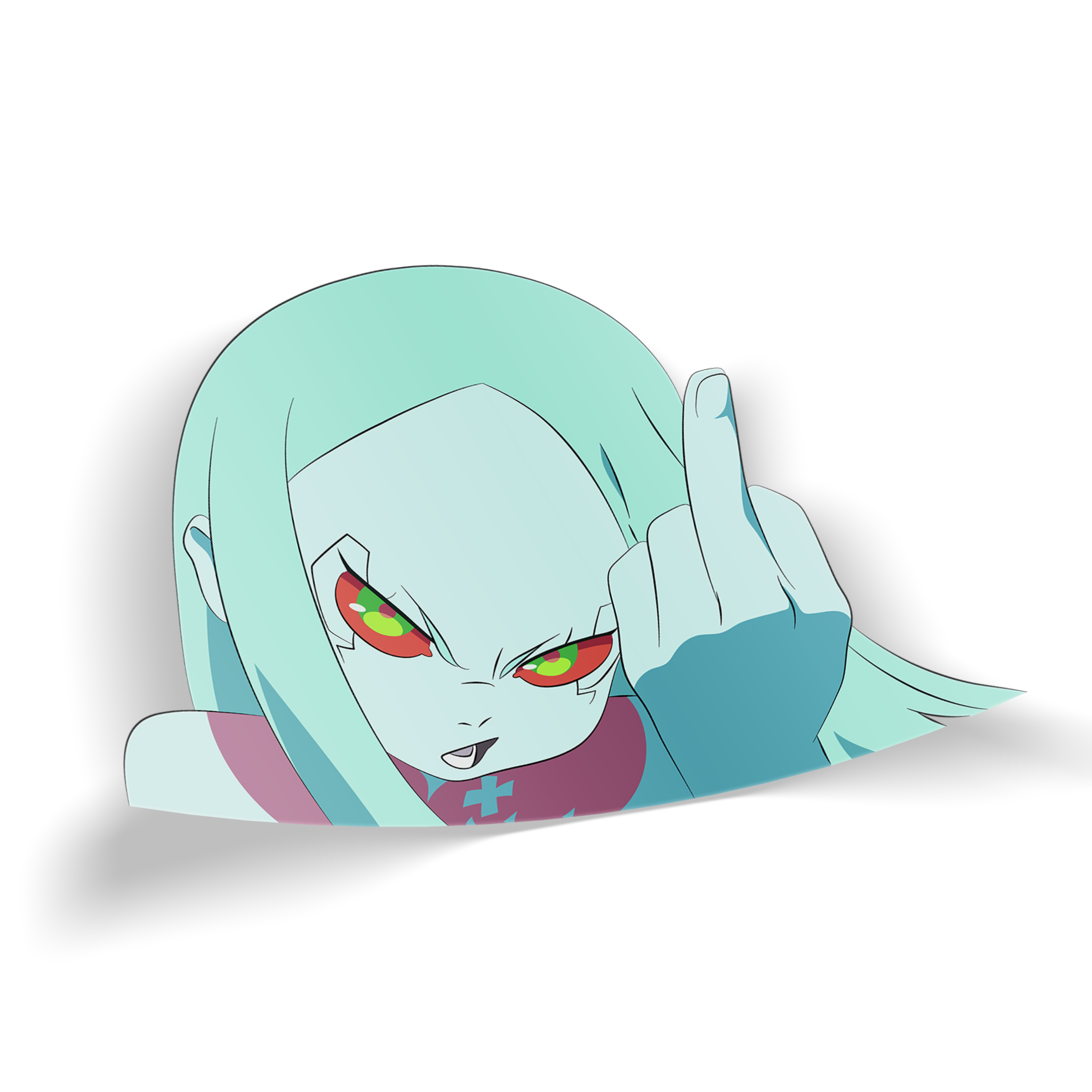 Rebecca F.U. Sticker – Neon Elements