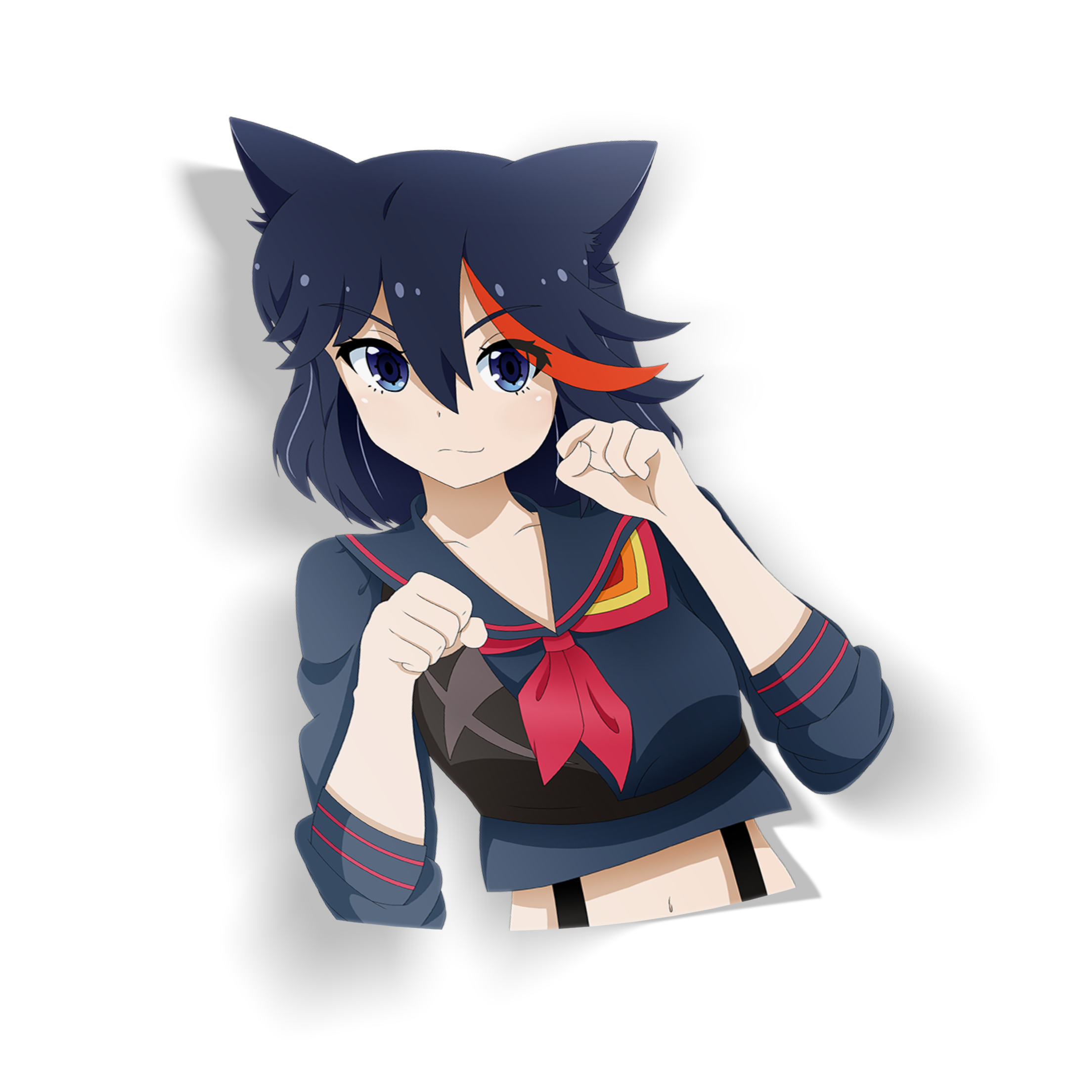 Ryuko Neko Sticker – Neon Elements