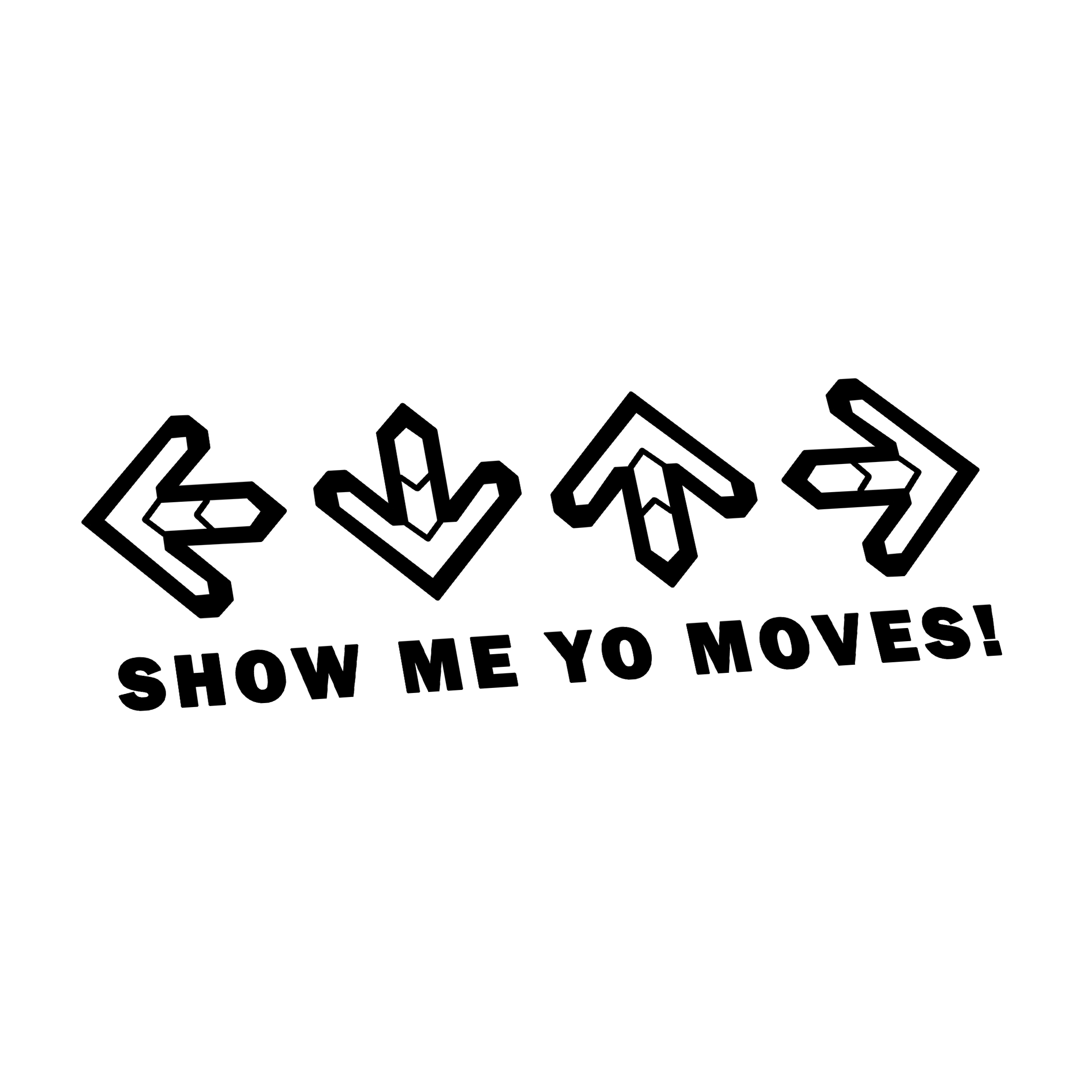 Show Me Yo Moves! Vinyl Decal – Neon Elements