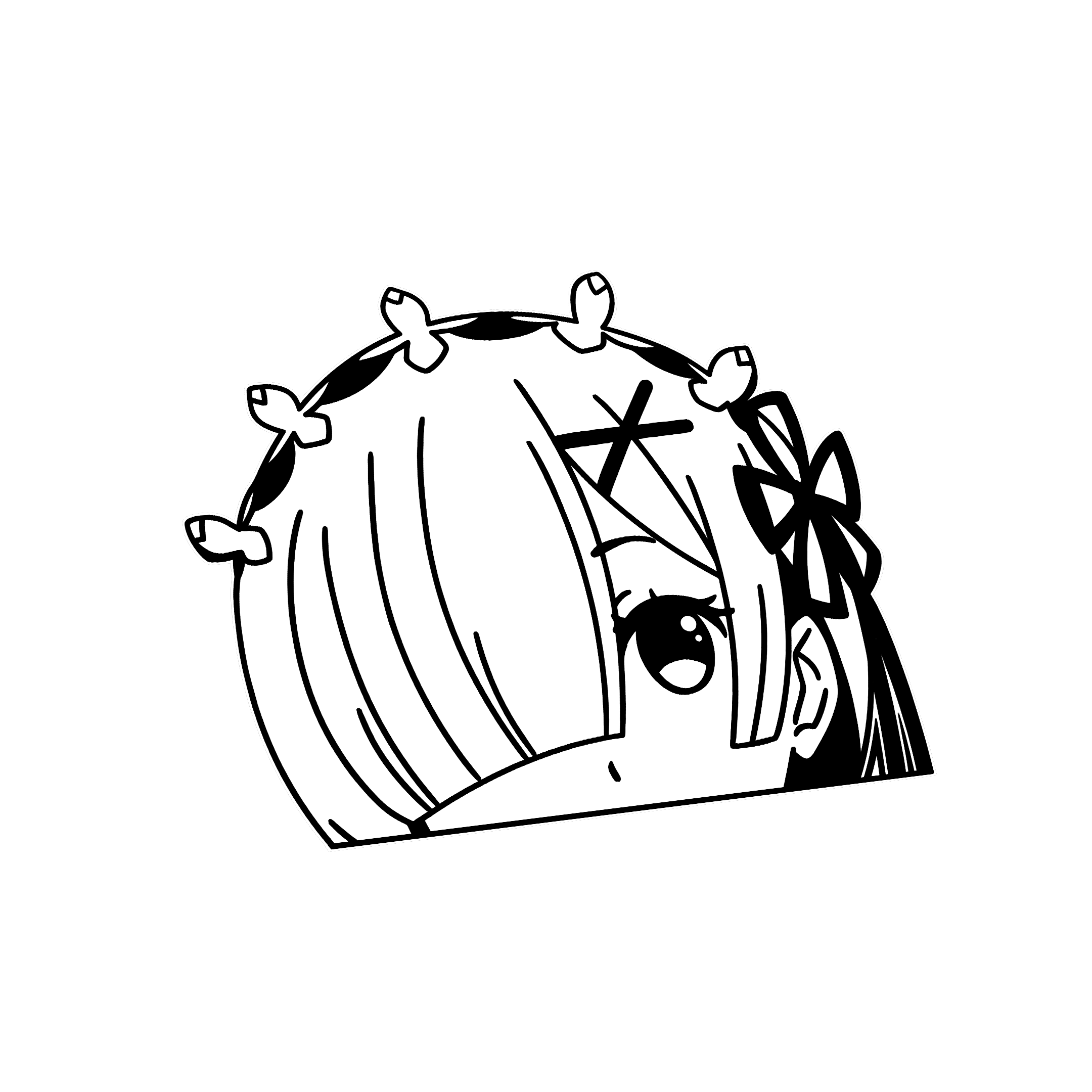 Rem Peeker Vinyl Decal (Pre-Order) | Neon Elements