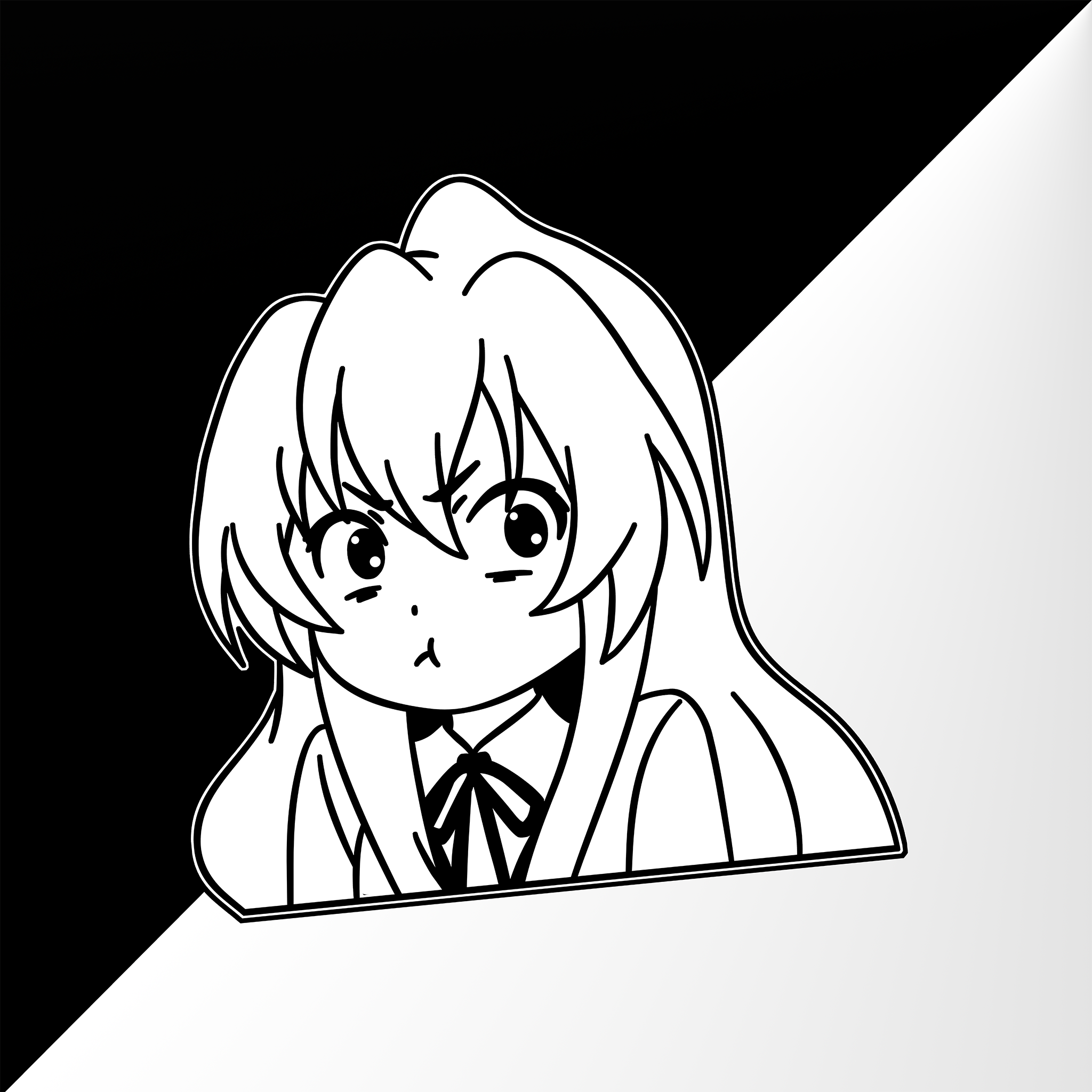 Taiga Pout Vinyl Decal – Neon Elements
